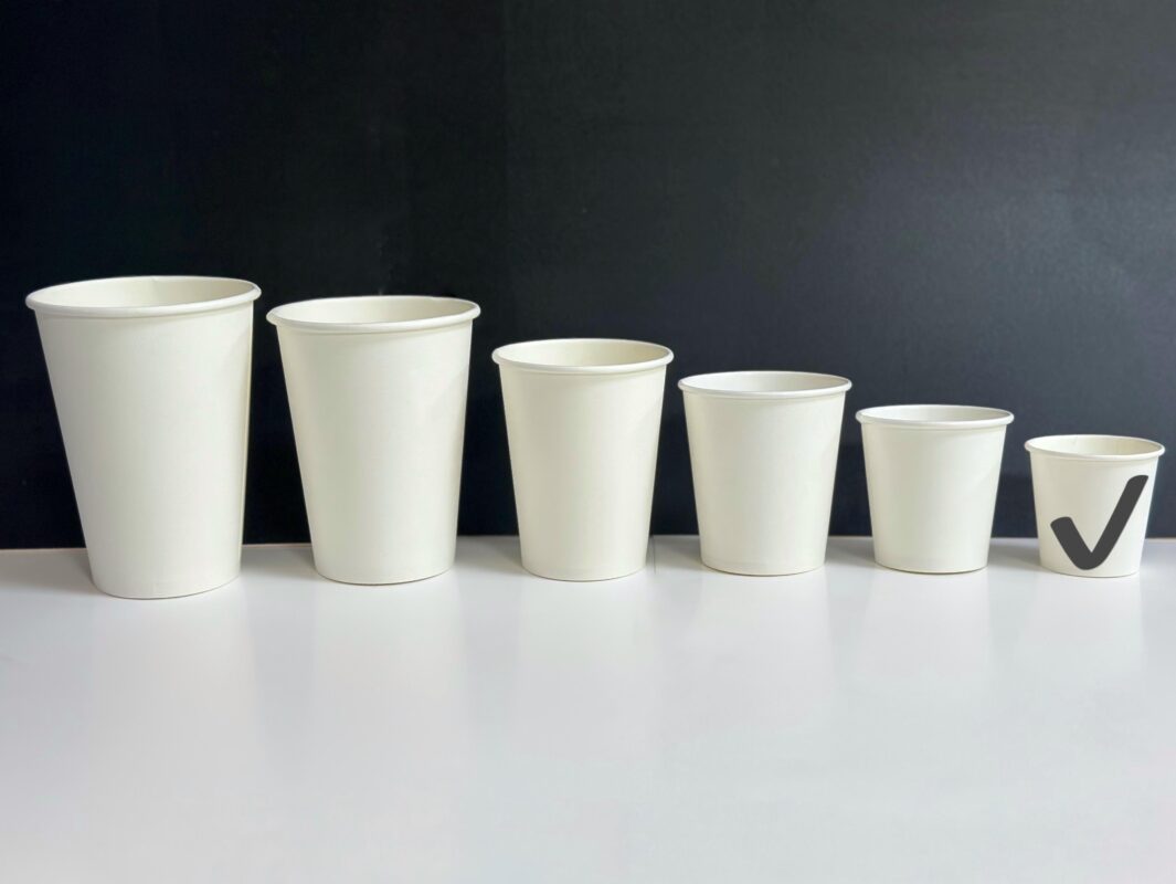 PLAIN WHITE SINGLE WALL CUPS - GCC PACK LLC