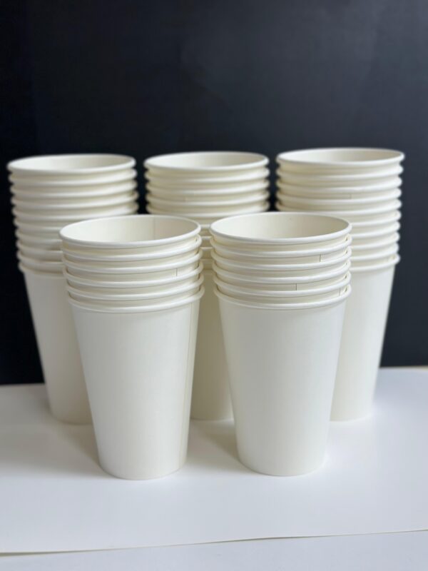 PLAIN WHITE SINGLE WALL CUPS - GCC PACK LLC