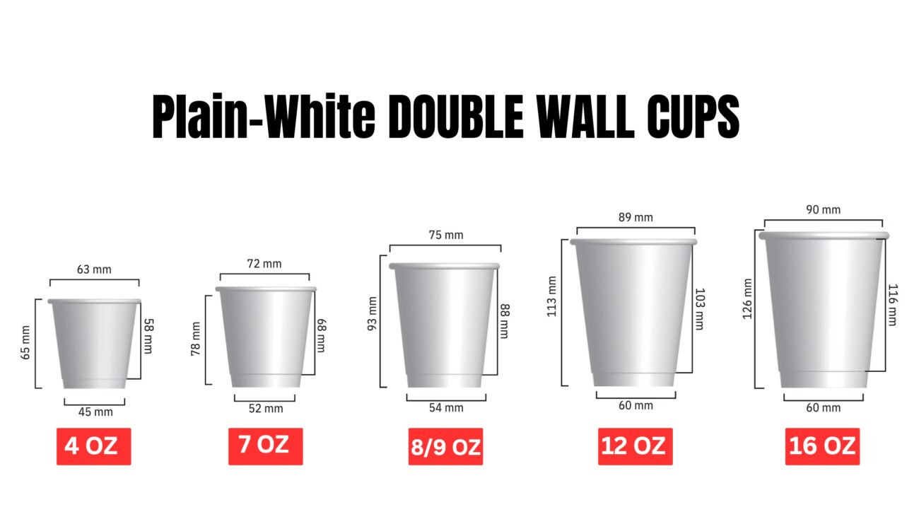PLAIN U-SHAPE PLASTIC CUPS - GCC PACK LLC